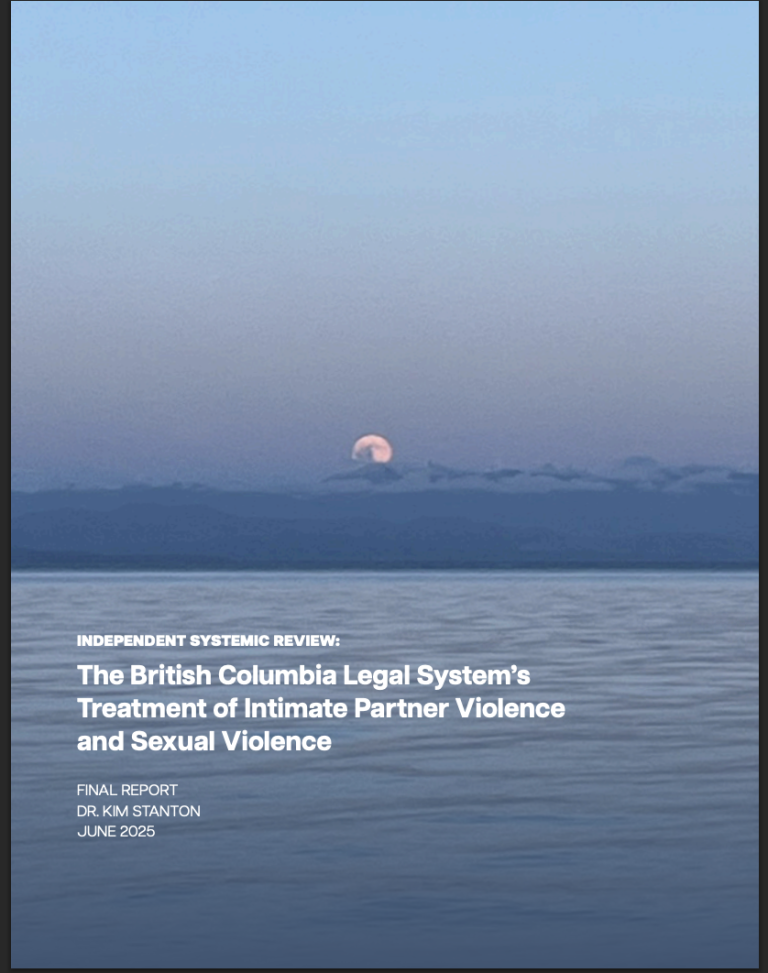 Report: IPV and BC's Legal System - BC Society of Transition Houses